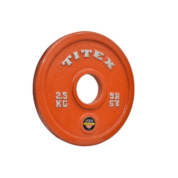 Titex Calibrated 2.5Kg Plate - Standard Issue
